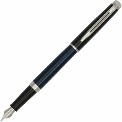 Ручка перьев. Waterman Hemisphere Colour Blocking (2202847) Blue/Black CT F сталь нержавеющая подар.
