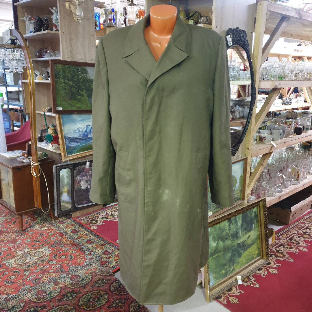 Плащ мужской (на подкладке, размер 50). Винтаж, СССР.