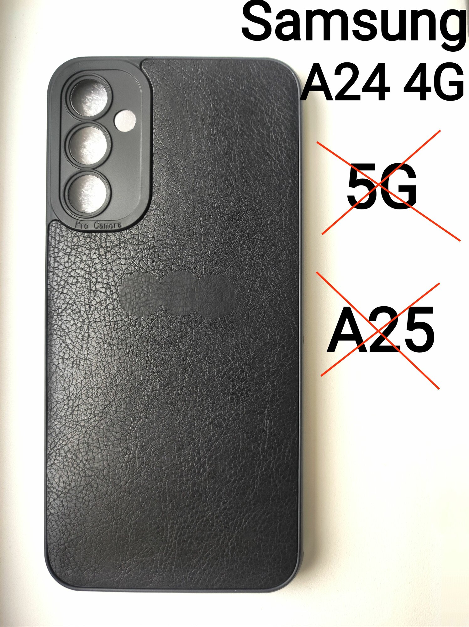 Samsung Galaxy A24 4G чёрный чехол из эко-кожи силиконовый для самсунг галакси А24 4ж накладка, бампер