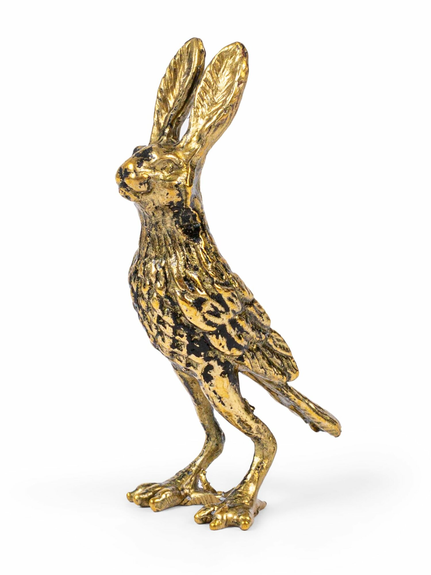 Мифический ЗАЕц вороБЫШ латунная статуэтка интерьерная для декора дома