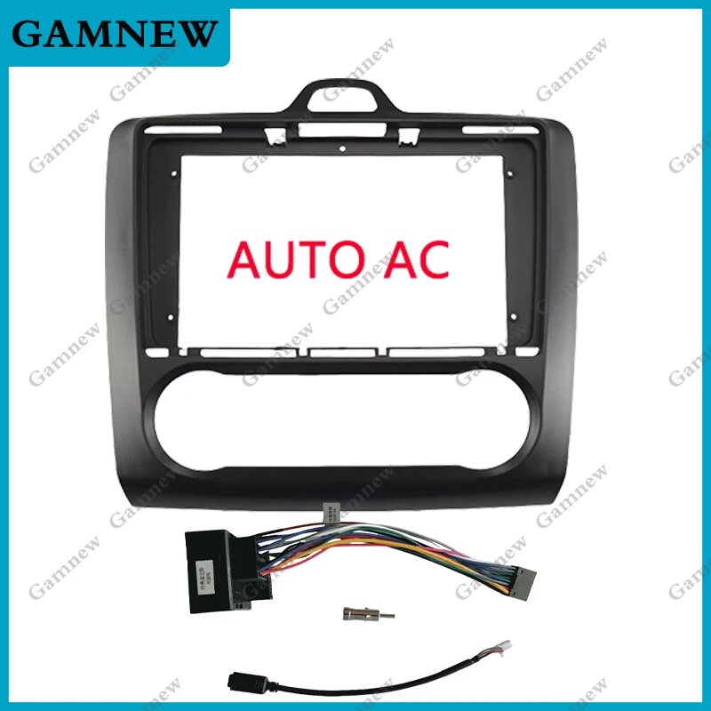 9-дюймовый автомобильный адаптер для панели Android Radio Dash Fitting Panel Kit для Ford Focus Mk2 MK3 S-MAX 2004-2014