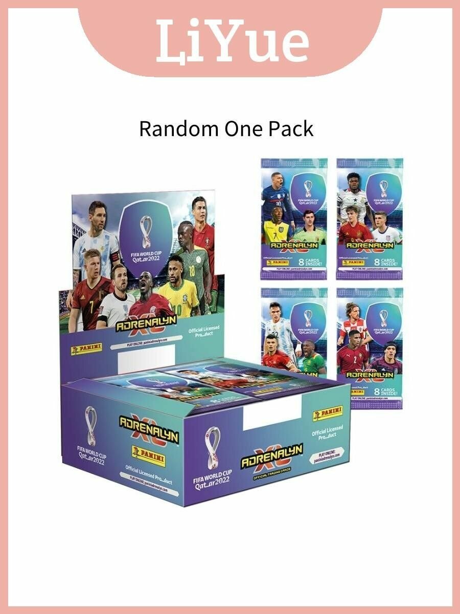 Коллекционные карточки Panini Премьер-Лига звездные карточки Катар 2022, набор для коллекции футбольных фанатов