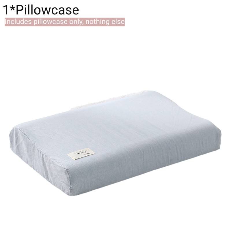 Гипоаллергенный хлопковый наволочка для подушки из латекса мягкая и приятная для кожи 50x30 см чехол для подушки из мемори-фоама