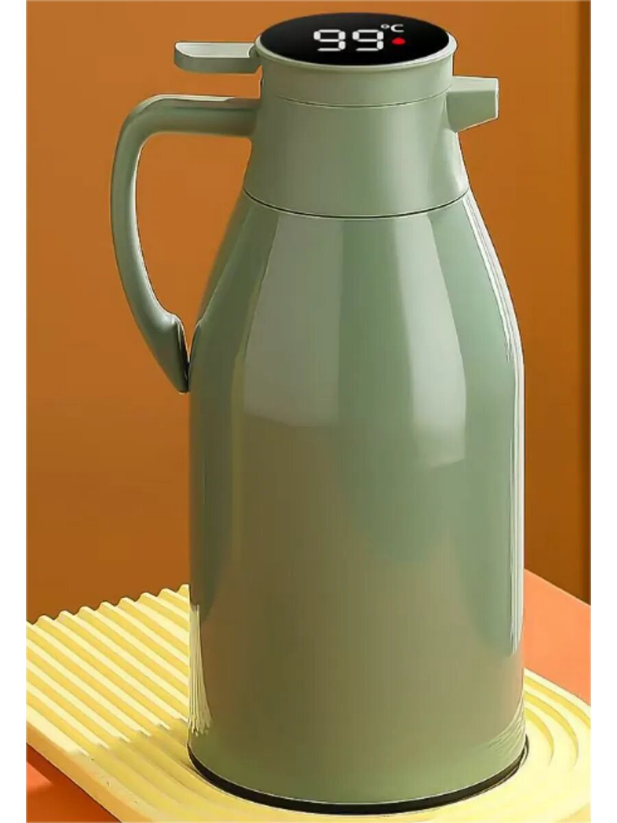 Термос кувшин 2л со стеклянной колбой