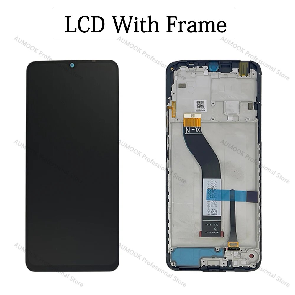 Новый протестирован для Xiaomi Redmi 14C ЖК-дисплей 2409BRN2CY 2411DRN47C 2409BRN2CG With Frame