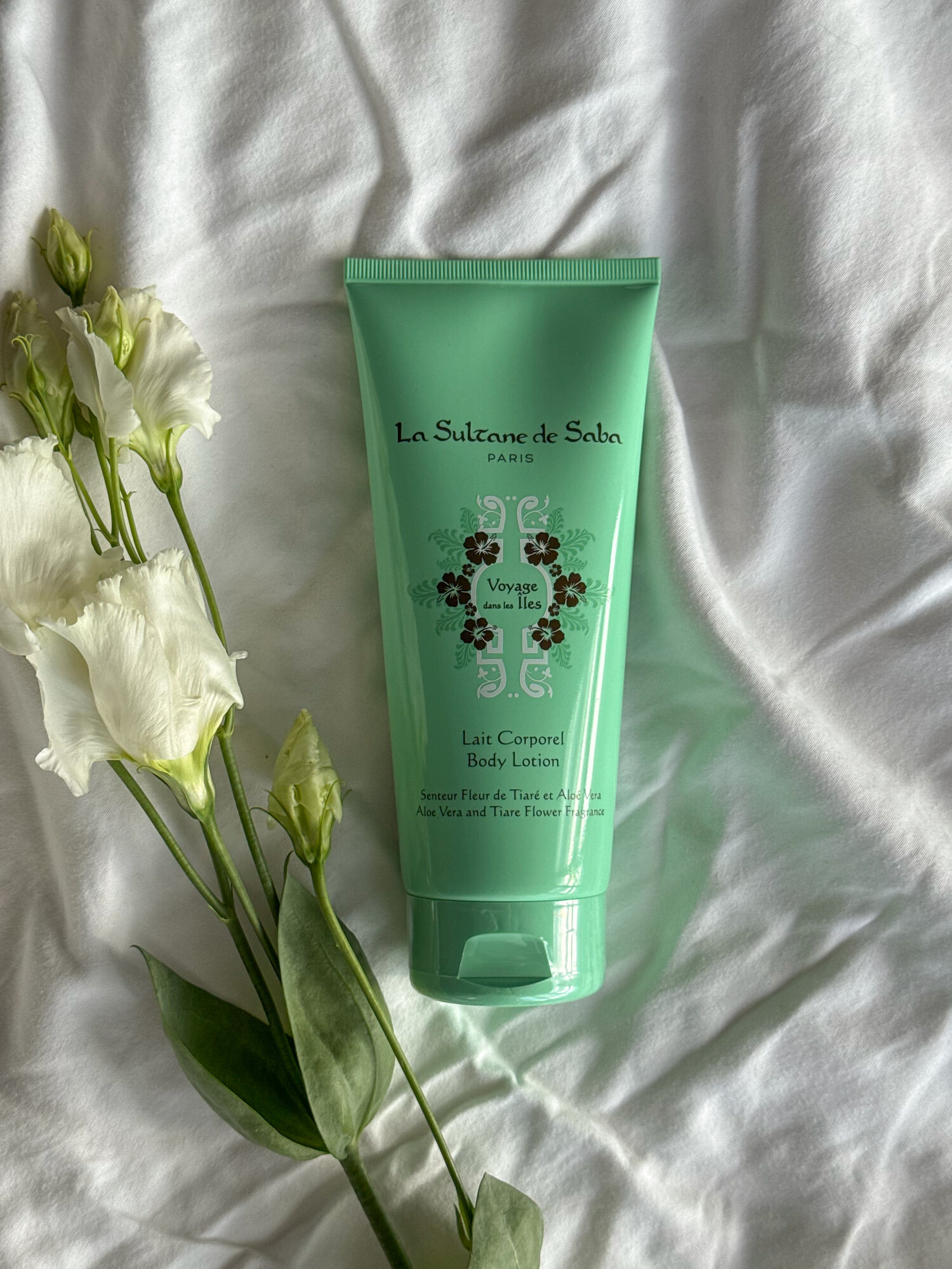 Лосьон La Sultane De Saba Aloe Vera and Tiare Flowers, для тела, увлажнение, питание, 200мл