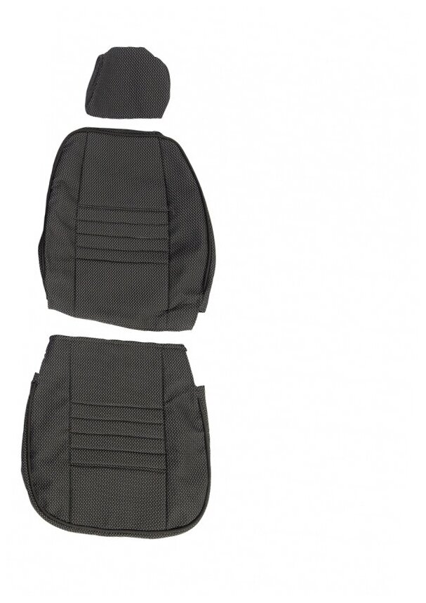 Чехол на водительское сиденье для а/м Газель (3302), черный, жаккард