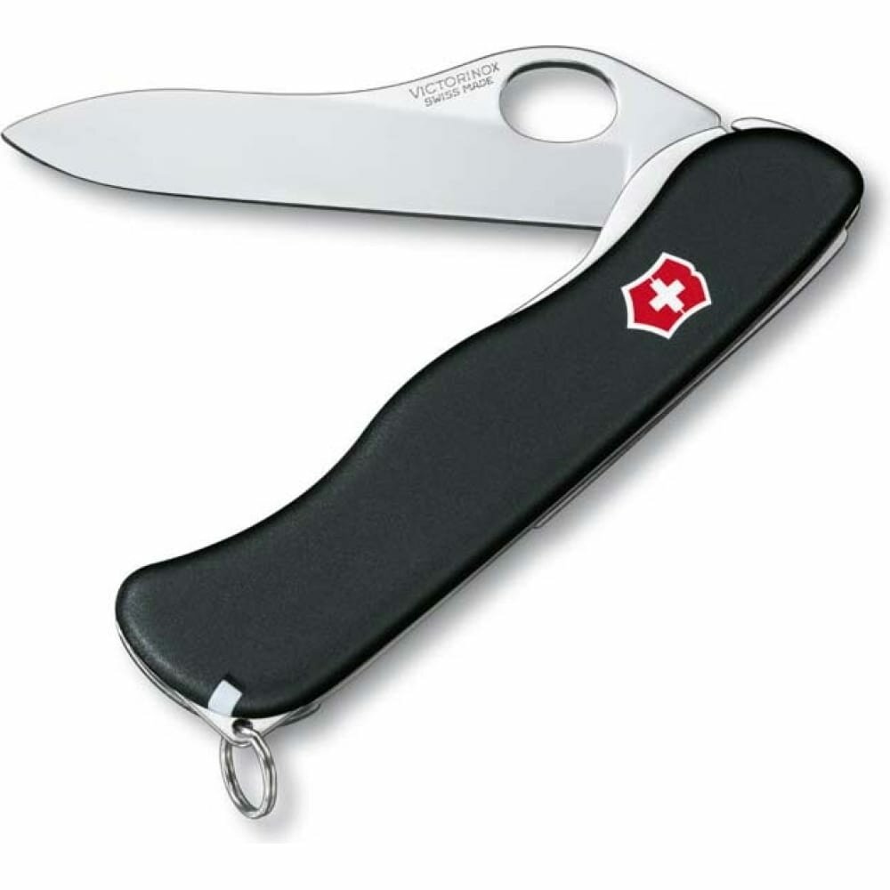 Перочинный нож Victorinox Sentinel Clip 111 мм, 5 функций, с фиксатором лезвия, черный 0.8416. M3