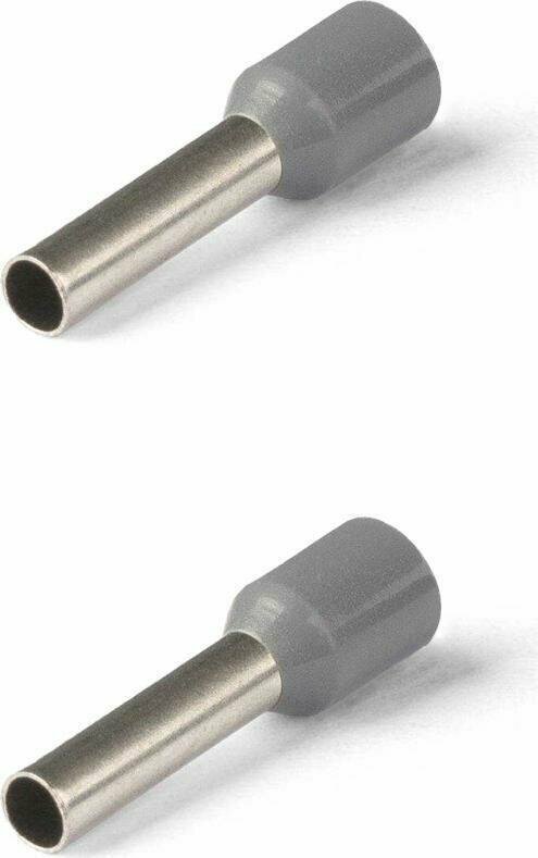 Наконечник-гильза КВТ НШВИ 4 мм2 медный луженый (100 шт.) (комплект из 2 уп)