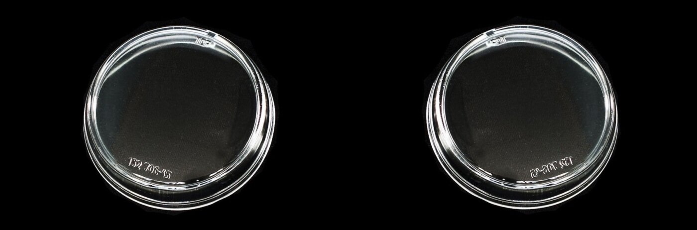 Стекло противотуманной фары Hella 90 левое и правое, комплект 2шт