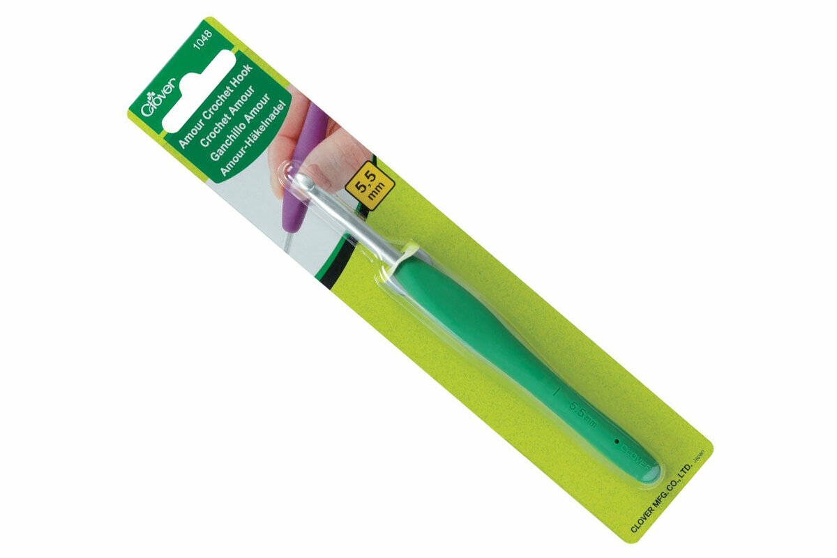 Крючок для вязания Amour Clover, Амор Кловер 5.50 мм, (1048)