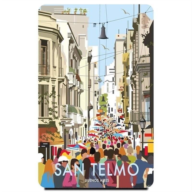 Магнит на холодильник "Аргентина" 86x54мм