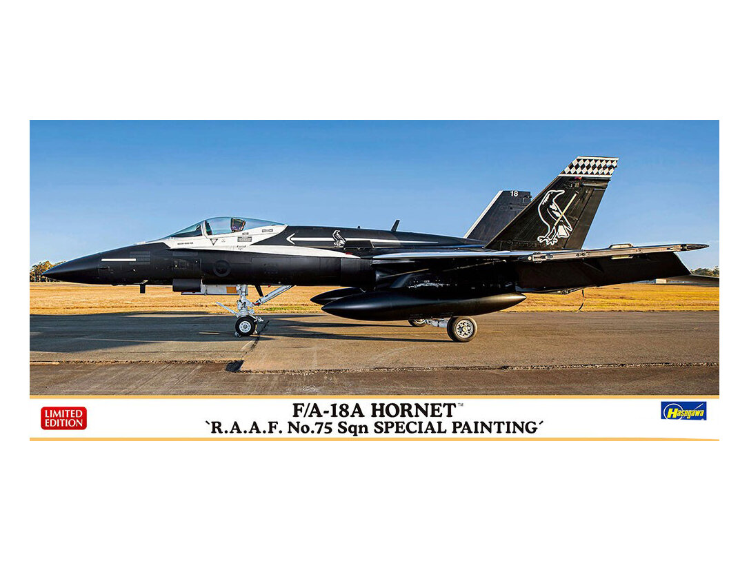 02411-Истребитель королевских ВВС Австралии F/A-18A quot; RAAF No.75 Sqn Special Paintingquot;