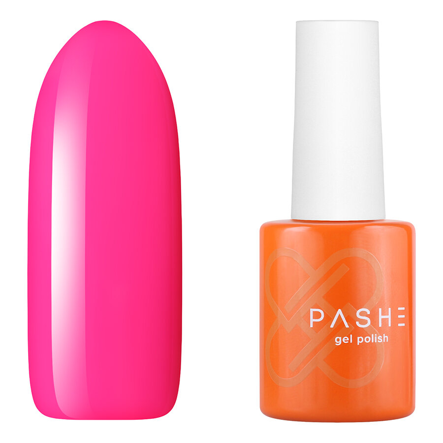 Цветной гель-лак PASHE, Atelier №29 - "экспрессивная фуксия", 9 мл
