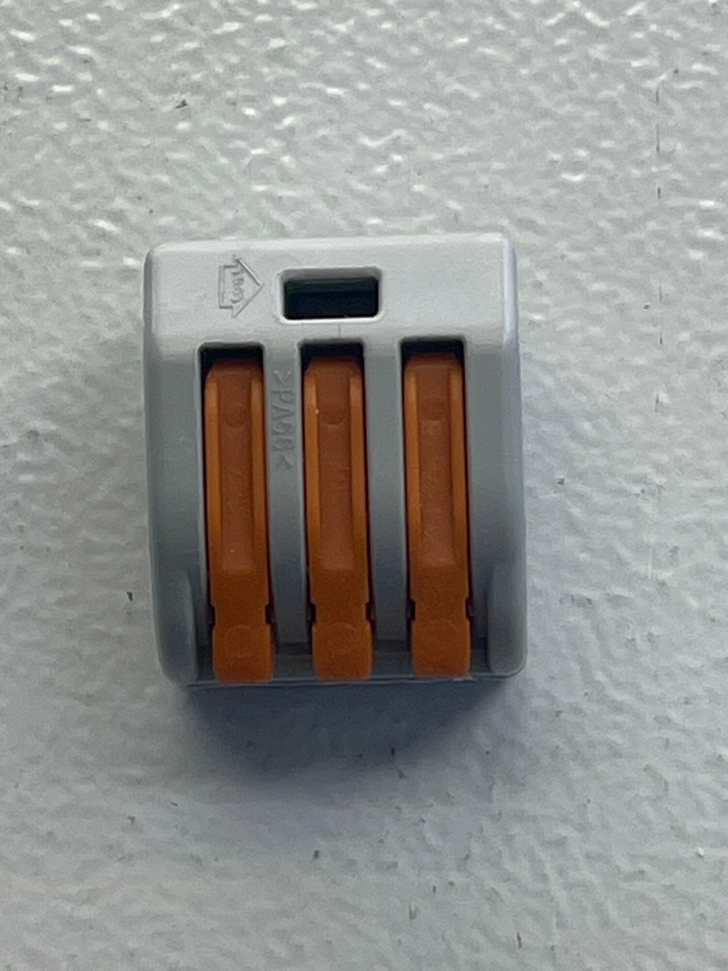 Клемма WAGO 222-413, 50 шт, коробка, серый