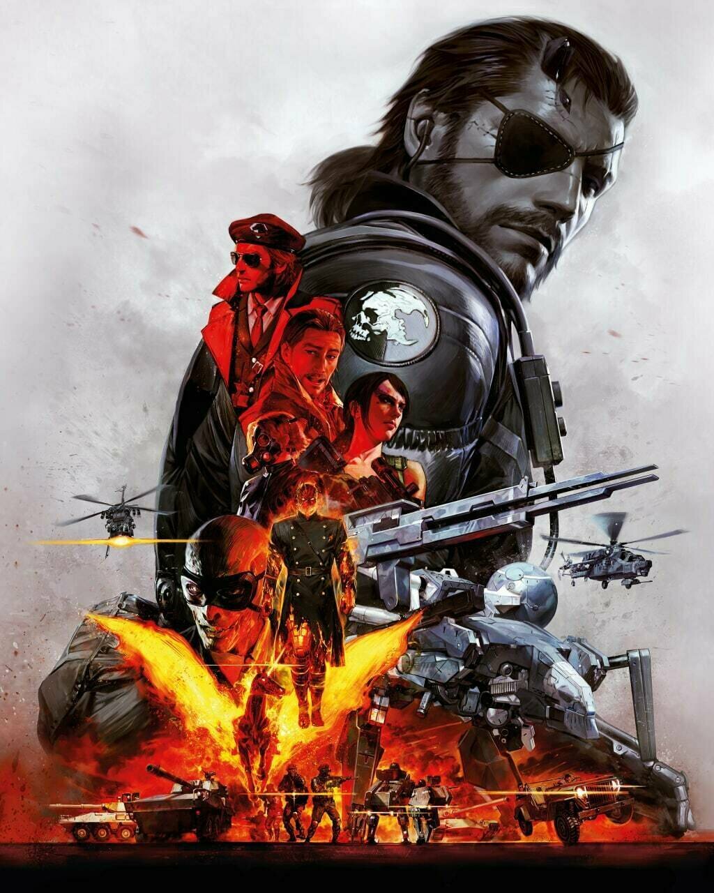 Плакат, постер Metal Gear Solid на бумаге, размер 42х60см