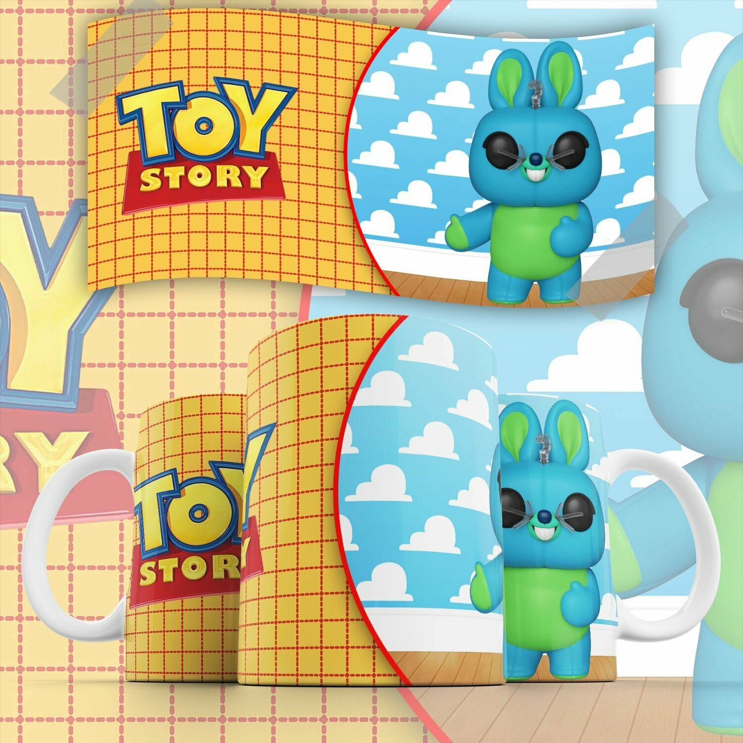 Кружка "Toy Story Funko / Фигурки История игрушек" Forte Print 330мл