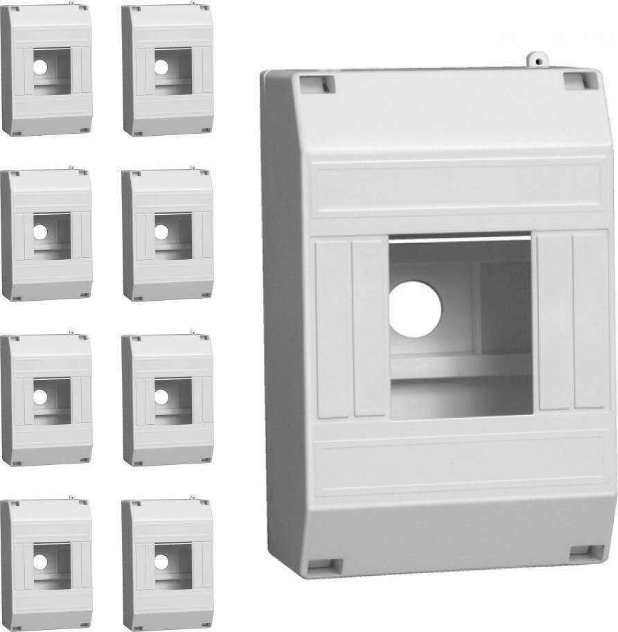 Бокс навесной IEK КМПн 4 модуля IP20 (комплект из 8 шт)