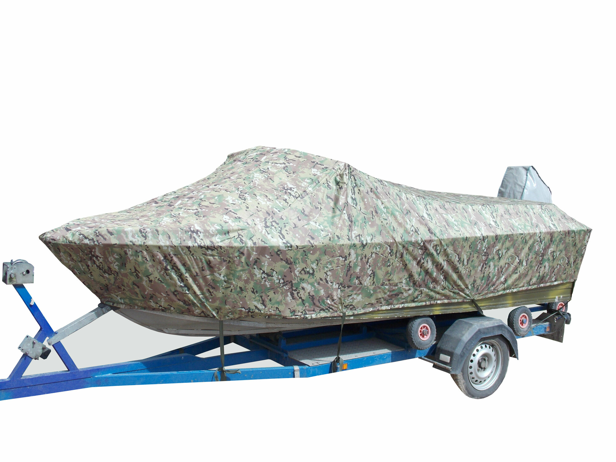 Wellboat 45М. Транспортировочный тент на штатное стекло Вельбот 45М.