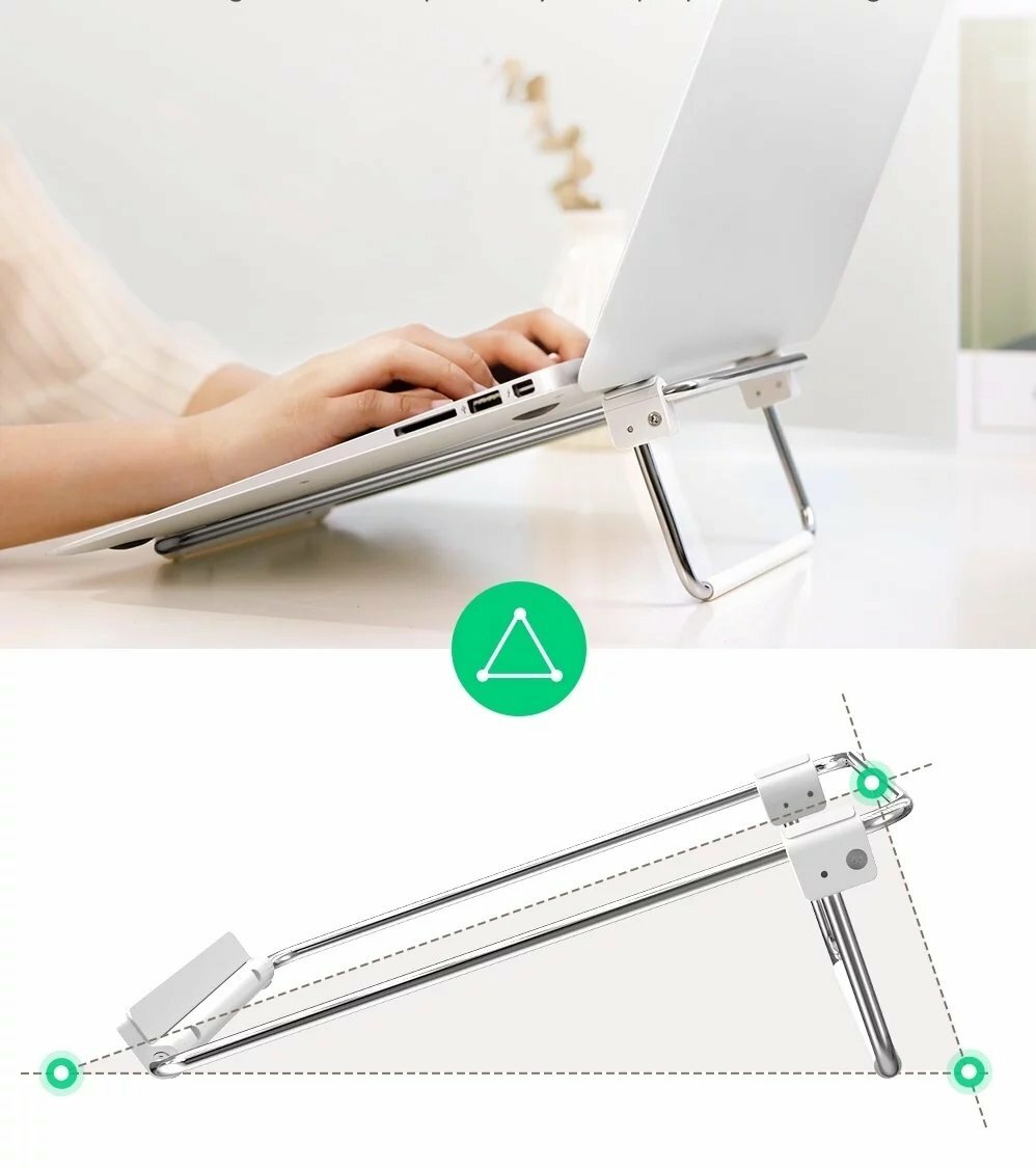 Подставка для ноутбука UGREEN LP230 (80348) Desktop Laptop Stand. Цвет: серебристый