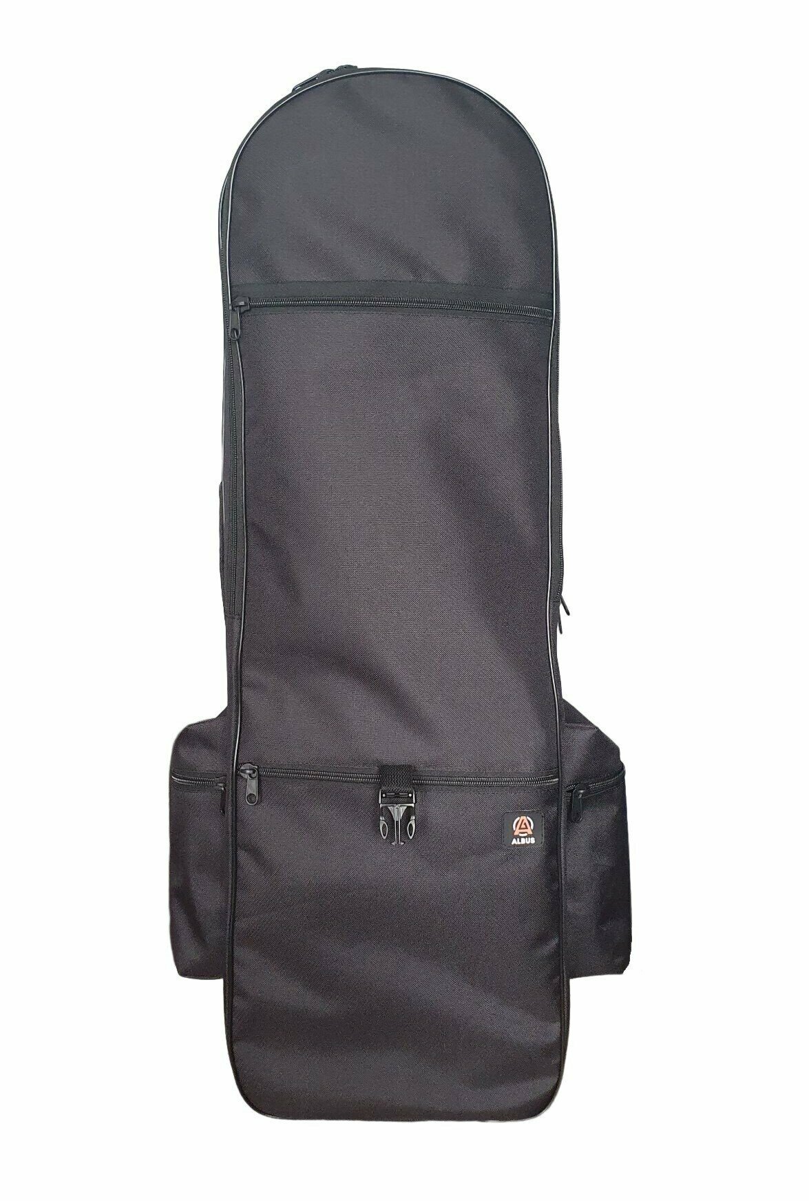 Рюкзак Albus для металлоискателя складной с поясным ремнём (черный)