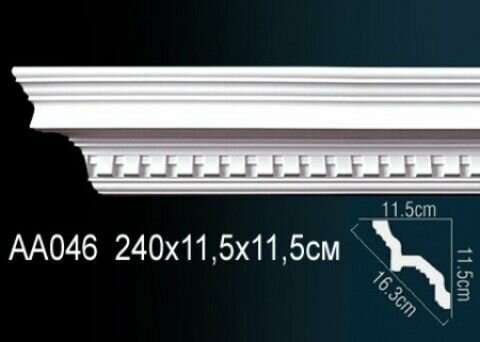 Карниз из полиуретана Perfect AA 046 (115*115*2400мм)