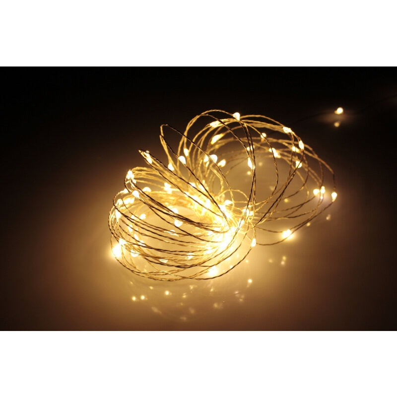 LED-DD-100-10M-12V-WW, LED Роса 10м, тёплый белый