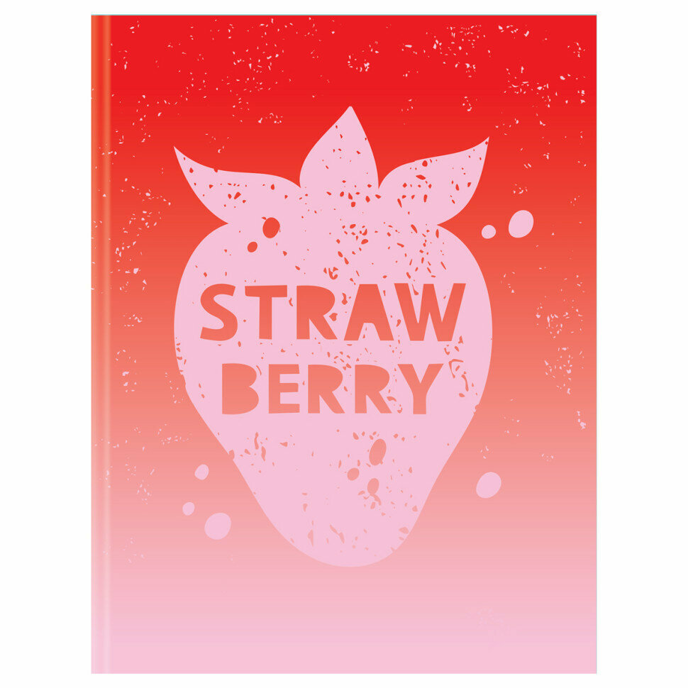 Тетрадь на кольцах А5, 240л, BG "Strawberry", матовая ламинация, 358352