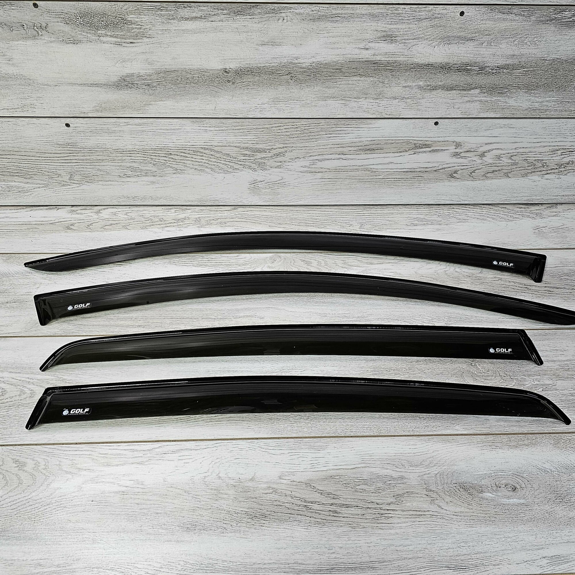 Дефлекторы (ветровики) окон на Volkswagen Golf 6 хэтчбек 2009-2013(Фольксваген Гольф 6 2009-2013 )