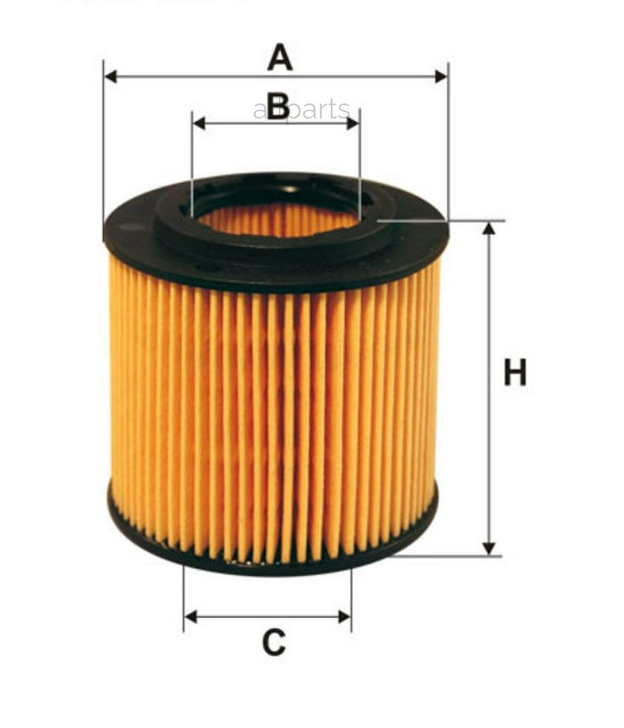 FILTRON OE671 Фильтр масл. (вставка ЭКО без метал. эл.)