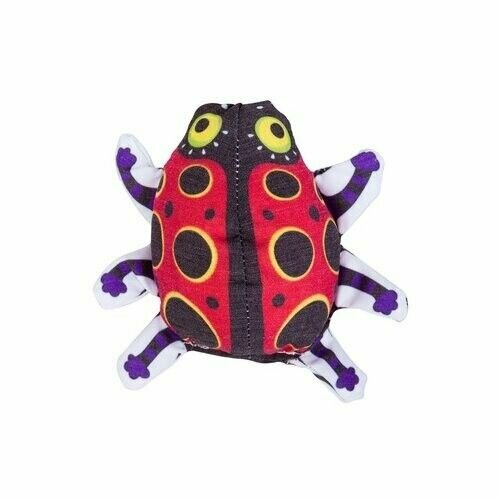 Антицарапки, Игрушка для кошек, Божья коровка с валерианой