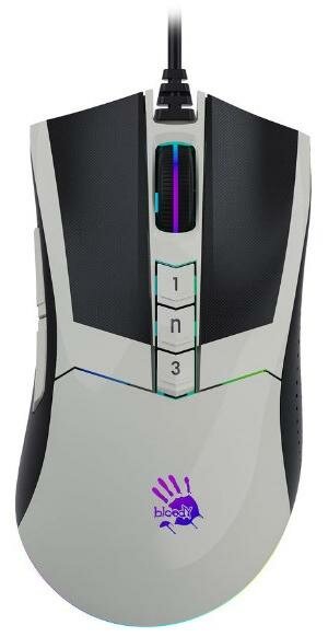 Мышь проводная A4TECH Bloody W90 Max чёрный белый USB