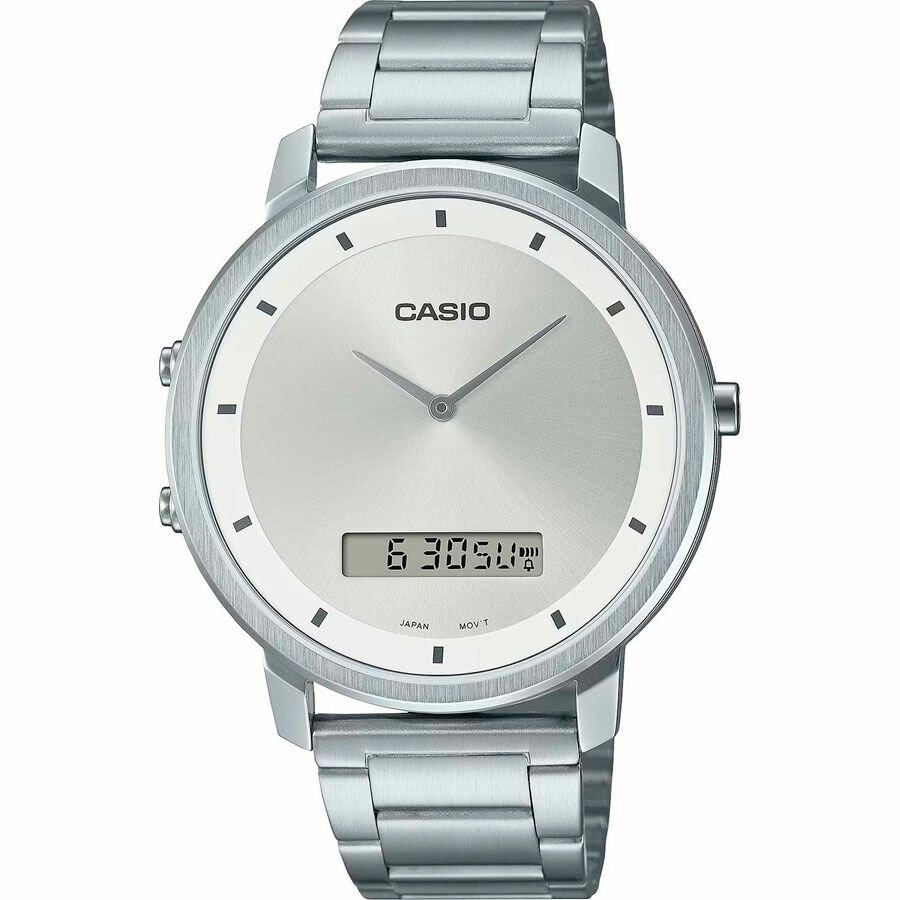 Наручные часы CASIO, серебряный, белый