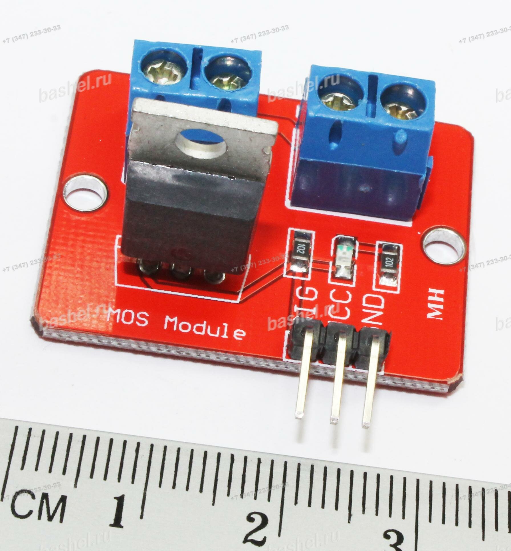 IRF520-mod1 for Arduino (MOSFET IRF520), Модуль твердотельного реле