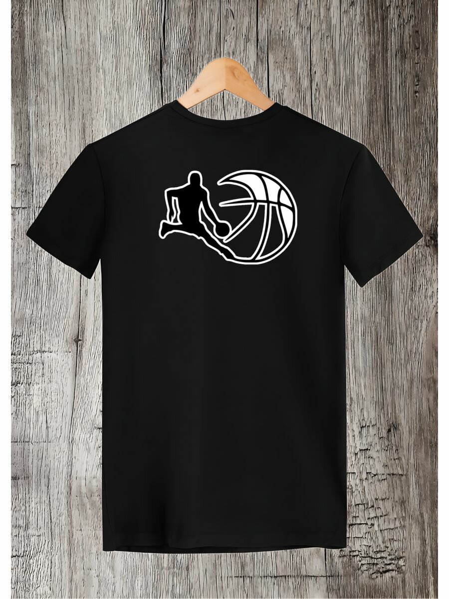 Футболка Баскетбол Мяч Удар