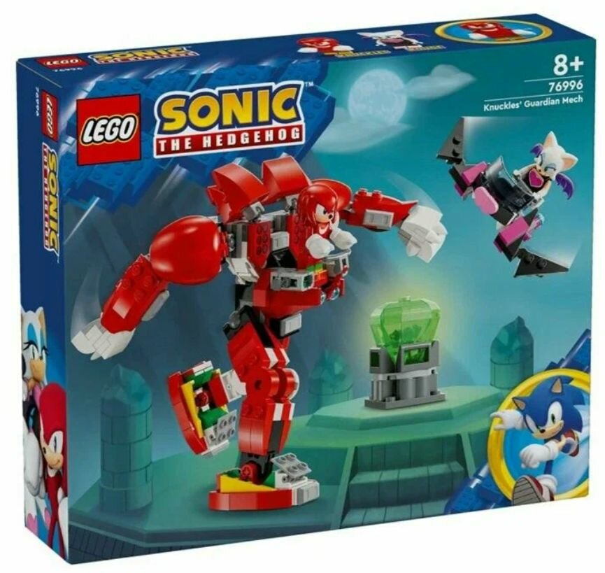 76996 Конструктор Sonic Knuckles Guardian Mech Механический страж Наклза 276 деталей