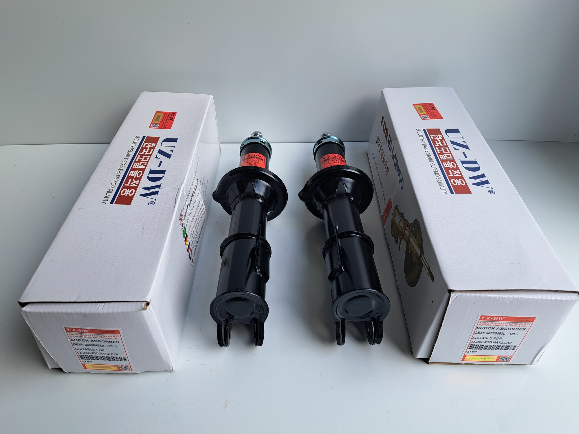 Амортизатор передний левый / правый (комплект 2 штуки) Матиз