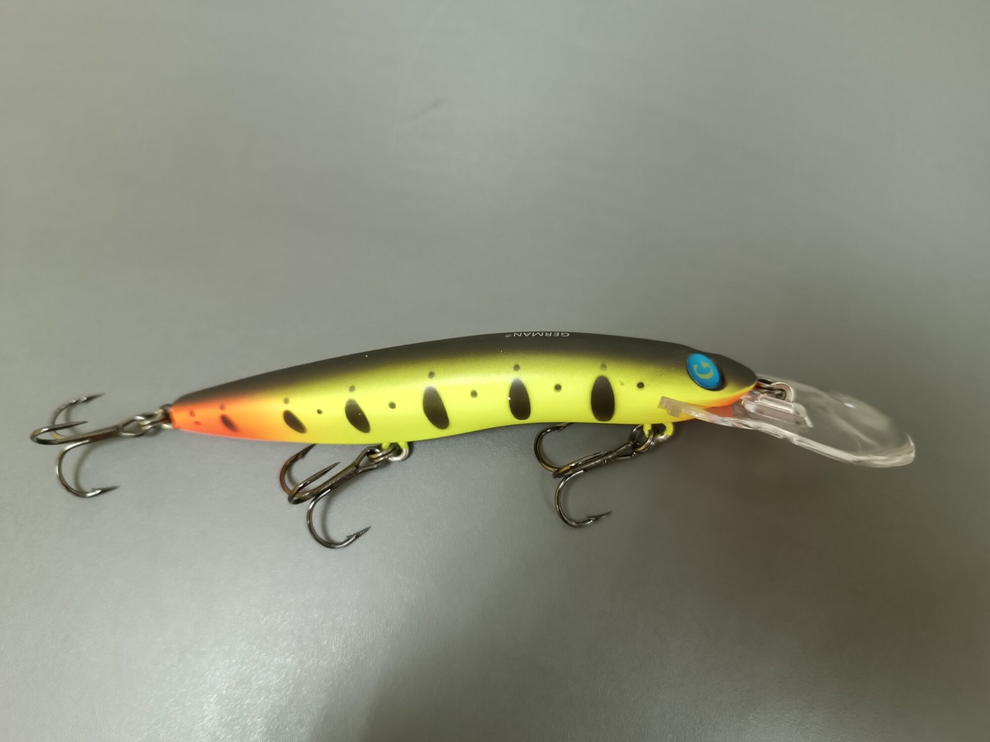 Воблер German Aggressor V3, цвет С223, 125 мм, 25 гр, плавающий, 3-8 м