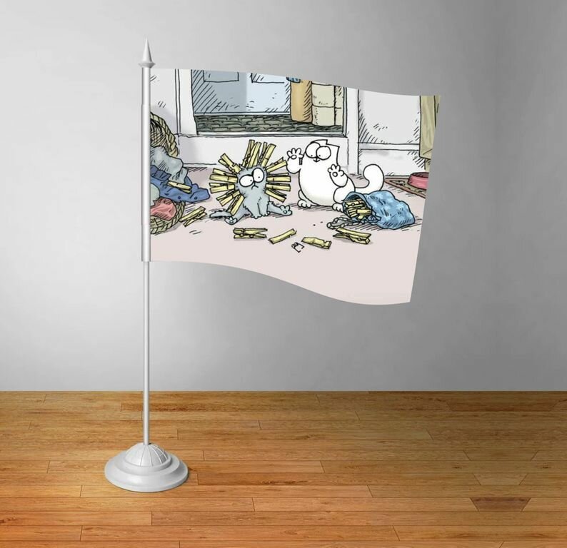 Флажок GOODbrelok Simon s Cat, Кот Саймона №5