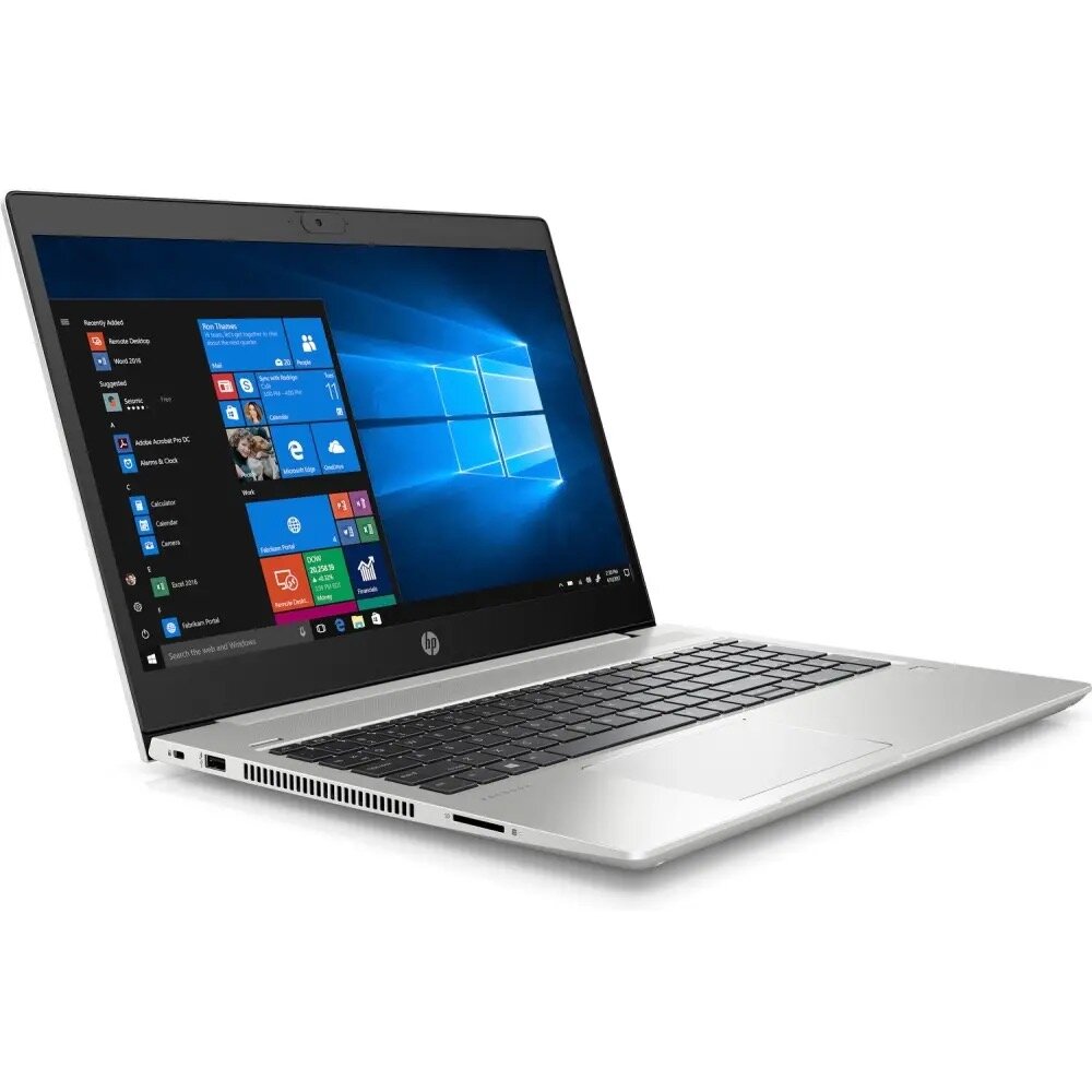 Ноутбук HP ProBook 450 G7, Intel Core i5 10210U, 1600MHz, 15.6" 1920x1080, 8GB/256GB SSD, DVD нет, Intel UHD Graphics/Wi-Fi, Bluetooth, Windows 10 Pro, Silver (8MH13EA) упаковка открыта