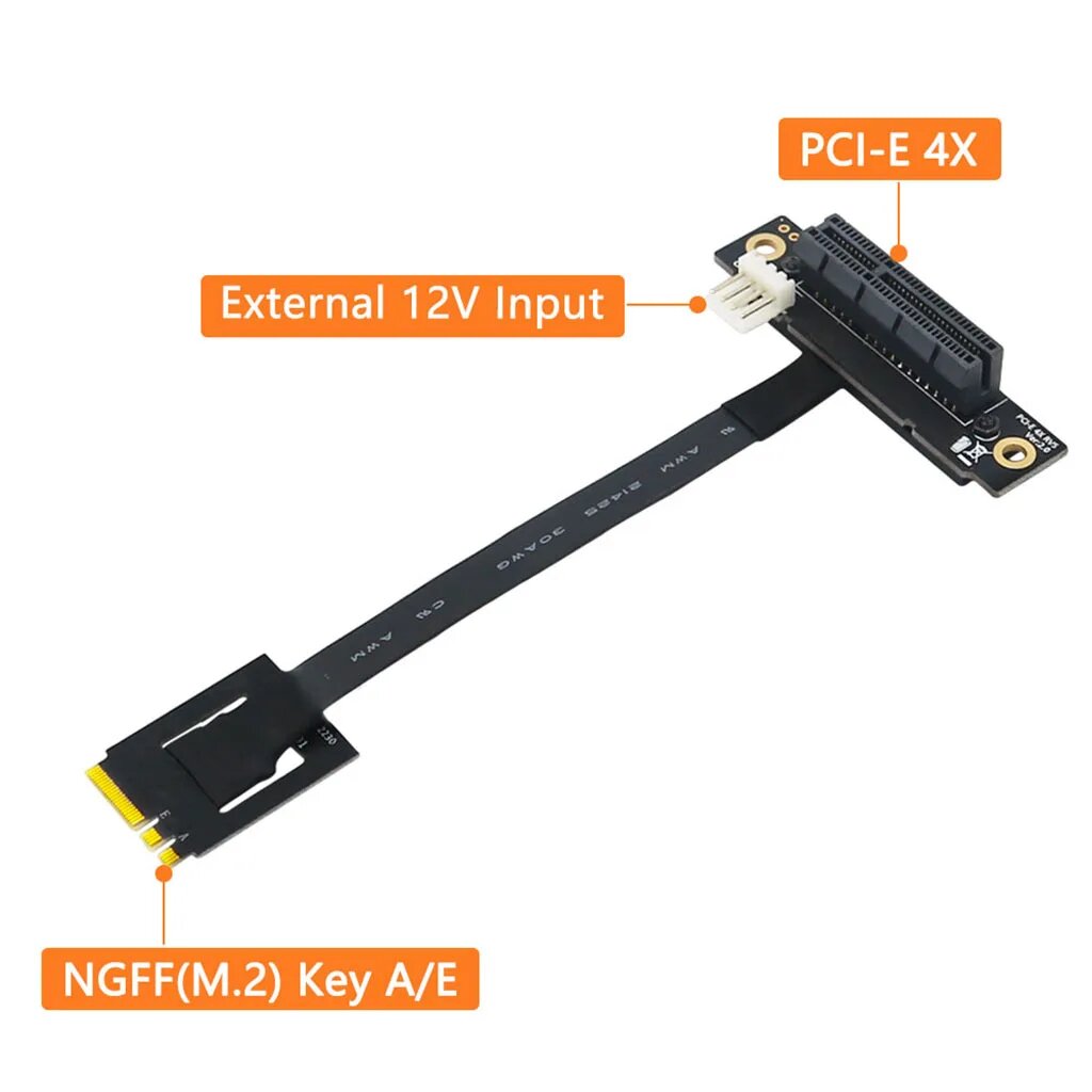 ADTLink Адаптер M.2 NGFF на PCI-E Pcie 4X