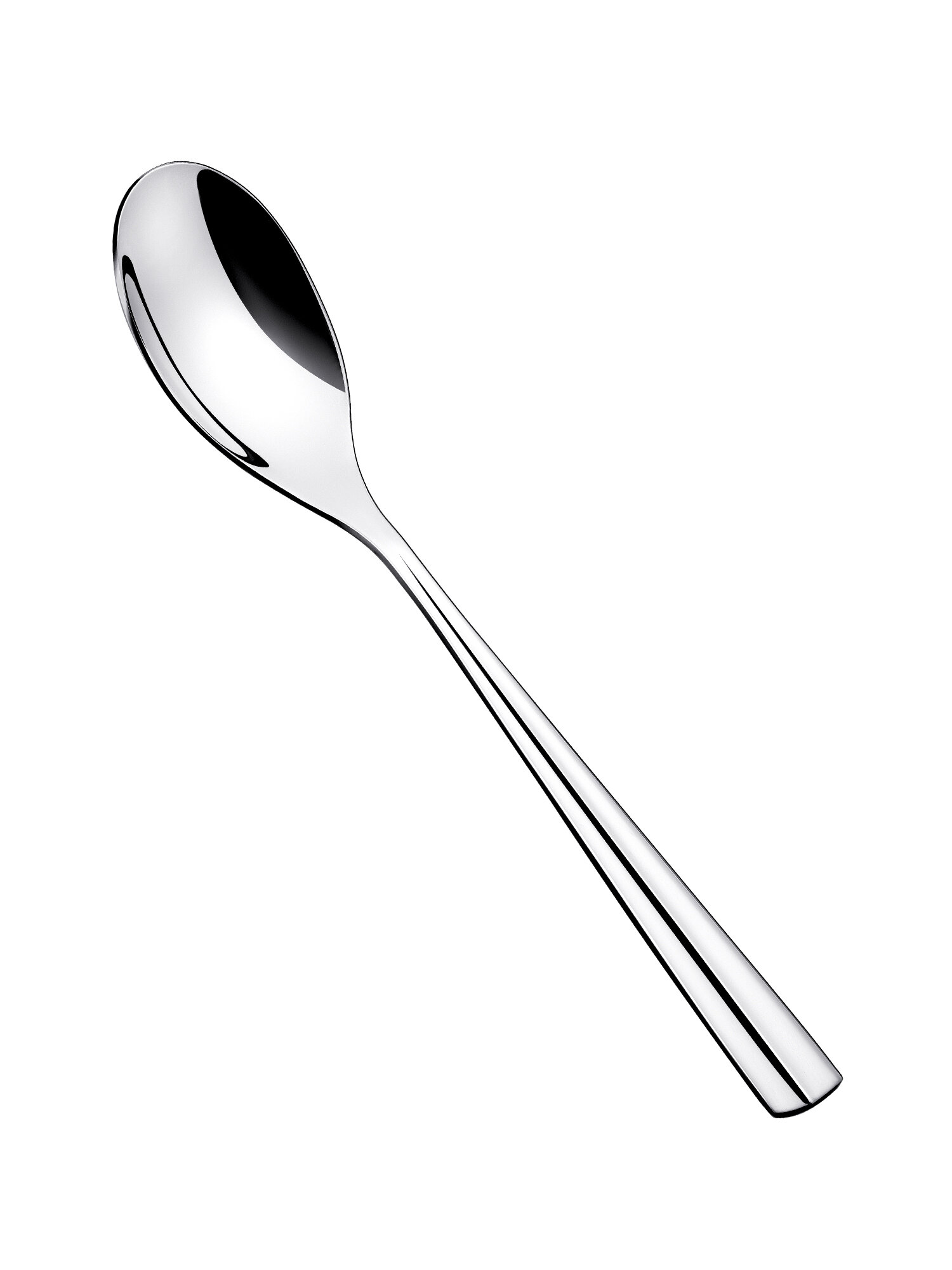 Ложка столовая универсальная нержавеющая из стали суповая, для бульона, гарнира, смешивания Linea Vivaldi, 2 шт.