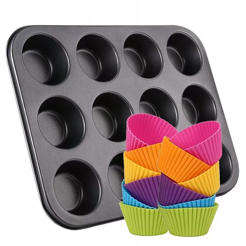 Форма для выпечки кексов 12 шт URM