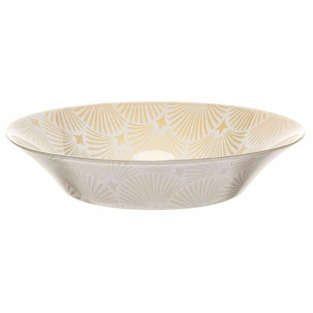 Тарелка ар-деко 220мм суповая стекло