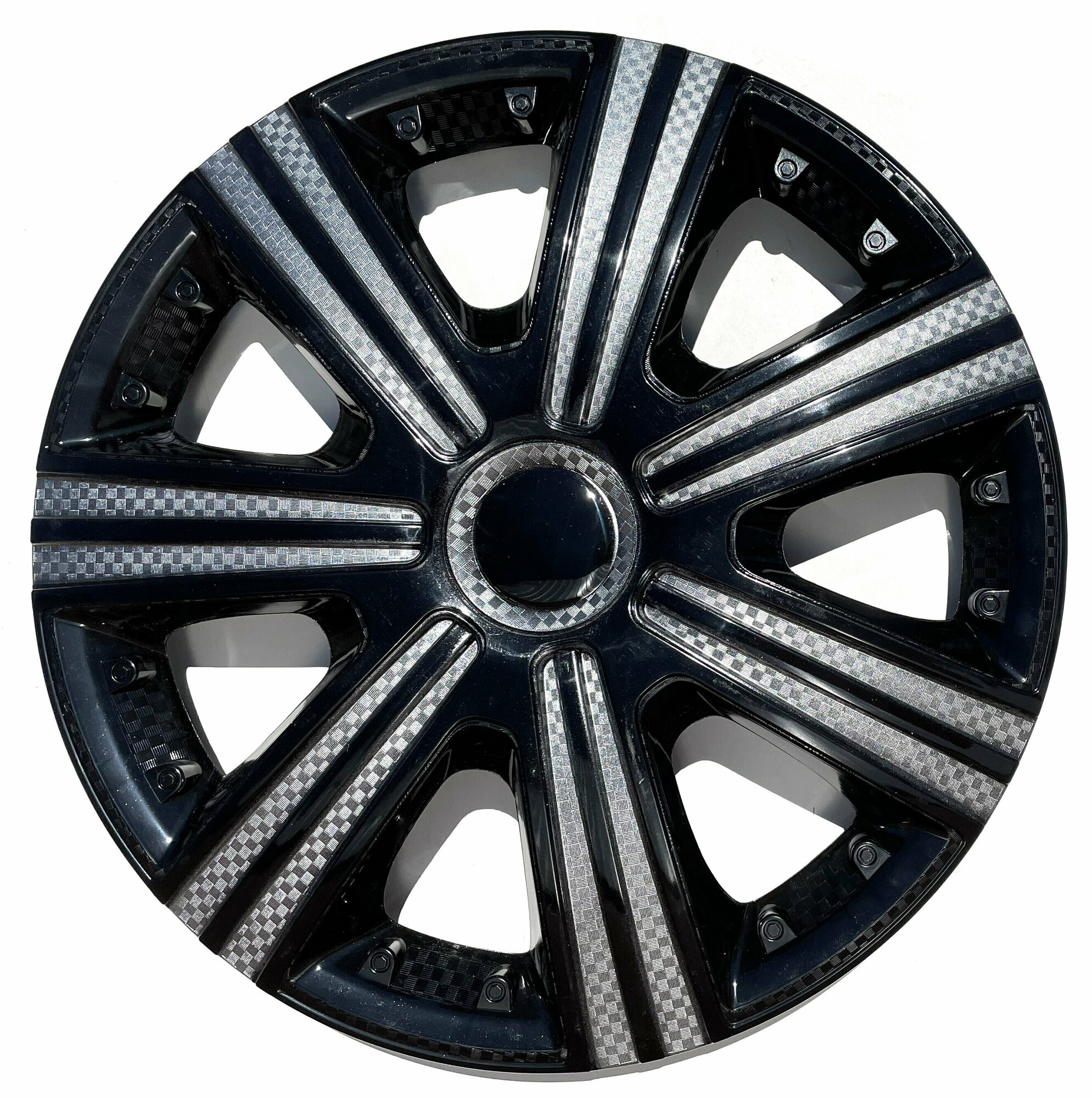 Автомобильные колпаки на диски ДТМ С/Б R13", в комплекте 4 колпака