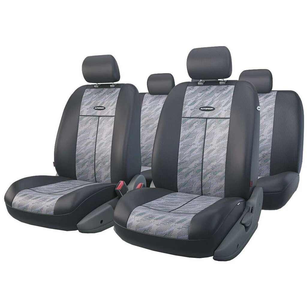 Чехлы автомобильные Autoprofi TT Жаккард серый (арт. TT-902J CLOUD)