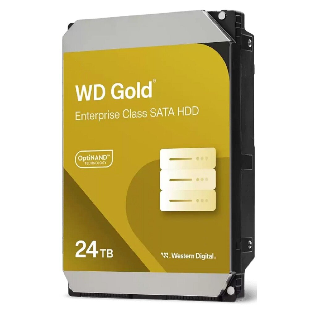Жесткий диск 24TB WD Gold (WD241KRYZ) SATA III 6 Gb/s, 7200 rpm, 512Mb buffer