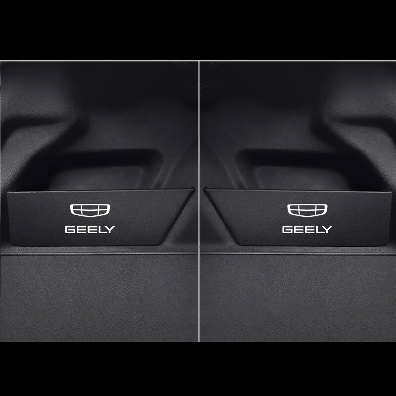 Для Geely Coolray 2019-2023 BinYue, перегородка для багажника, автомобильный аксессуар для транспортных средств, коробка для хранения и поддержания порядка, автомобильные аксессуары, 2PCS