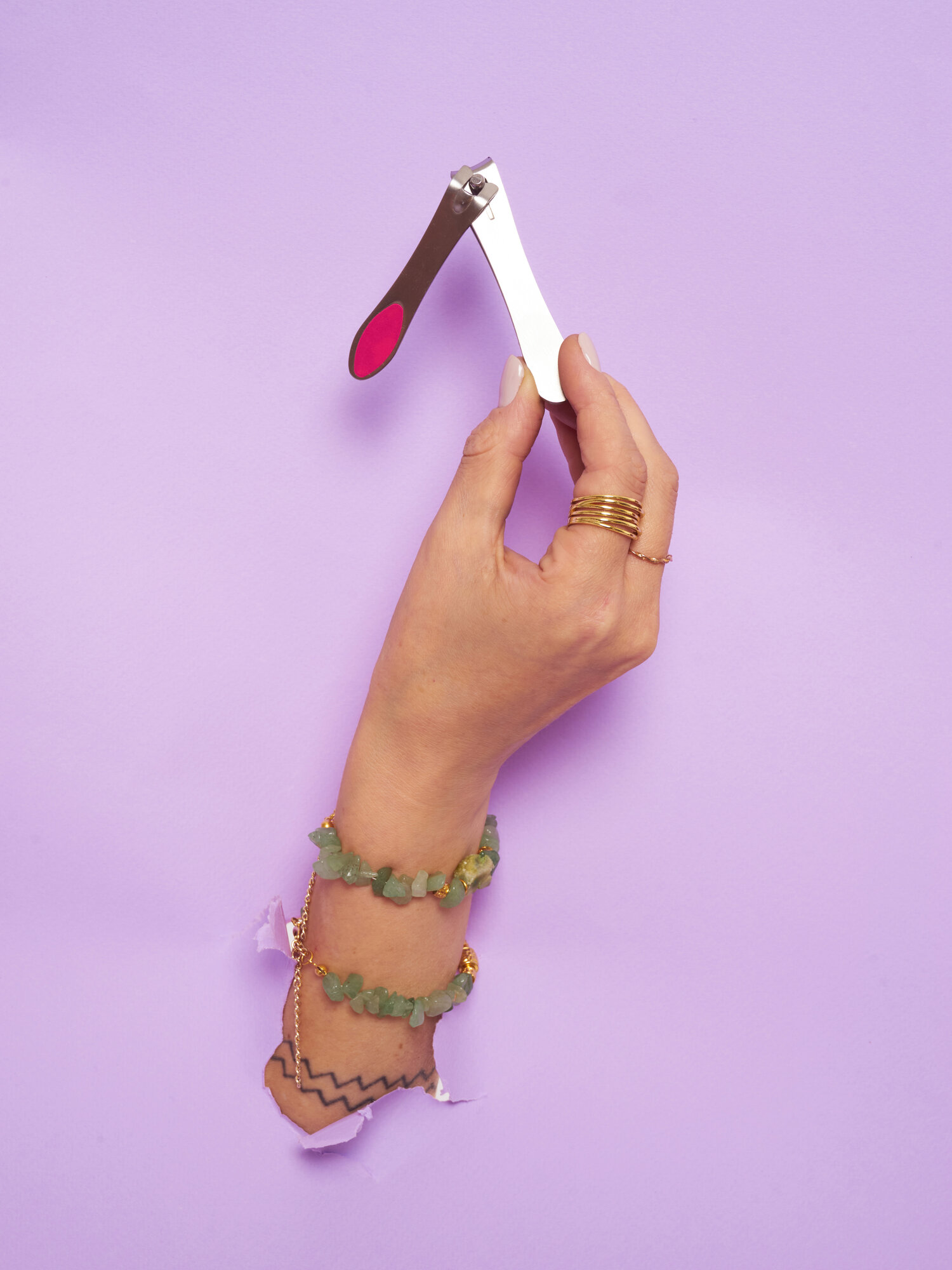 Книпсер маникюрный для ногтей, клиппер маникюрный, для рук и ног, 7.8см, JACKS BEAUTY