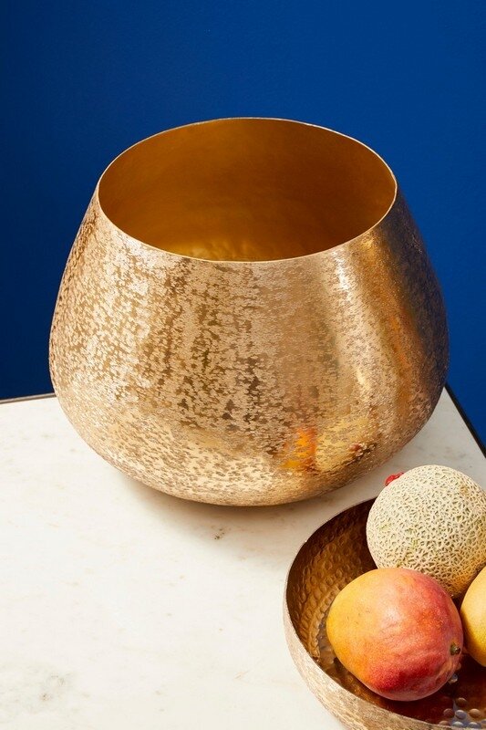 Ваза набор 2 шт BIZZOTTO VARANASI ORO 0182970 d300х220h; d425х315h